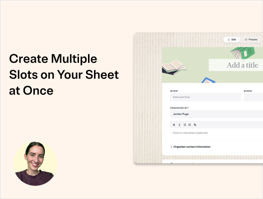 Evite SignUp Sheets: The Simplest, Free Way to Create Signup Sheets